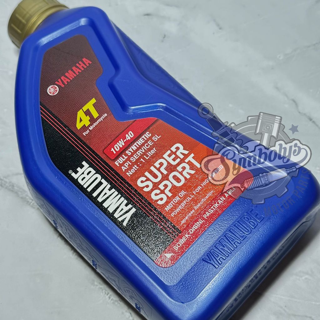 Jual Yamaha Super Sport Motor Oil 10W-40 API SERVICE SL Net 1 Liter ...