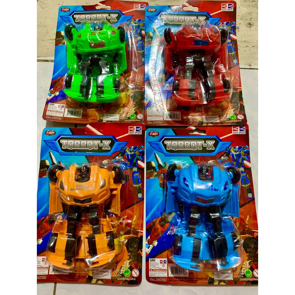 Jual HLC - Mainan Anak Mobil Robot / Mainan Edukasi Robot Toobot ...