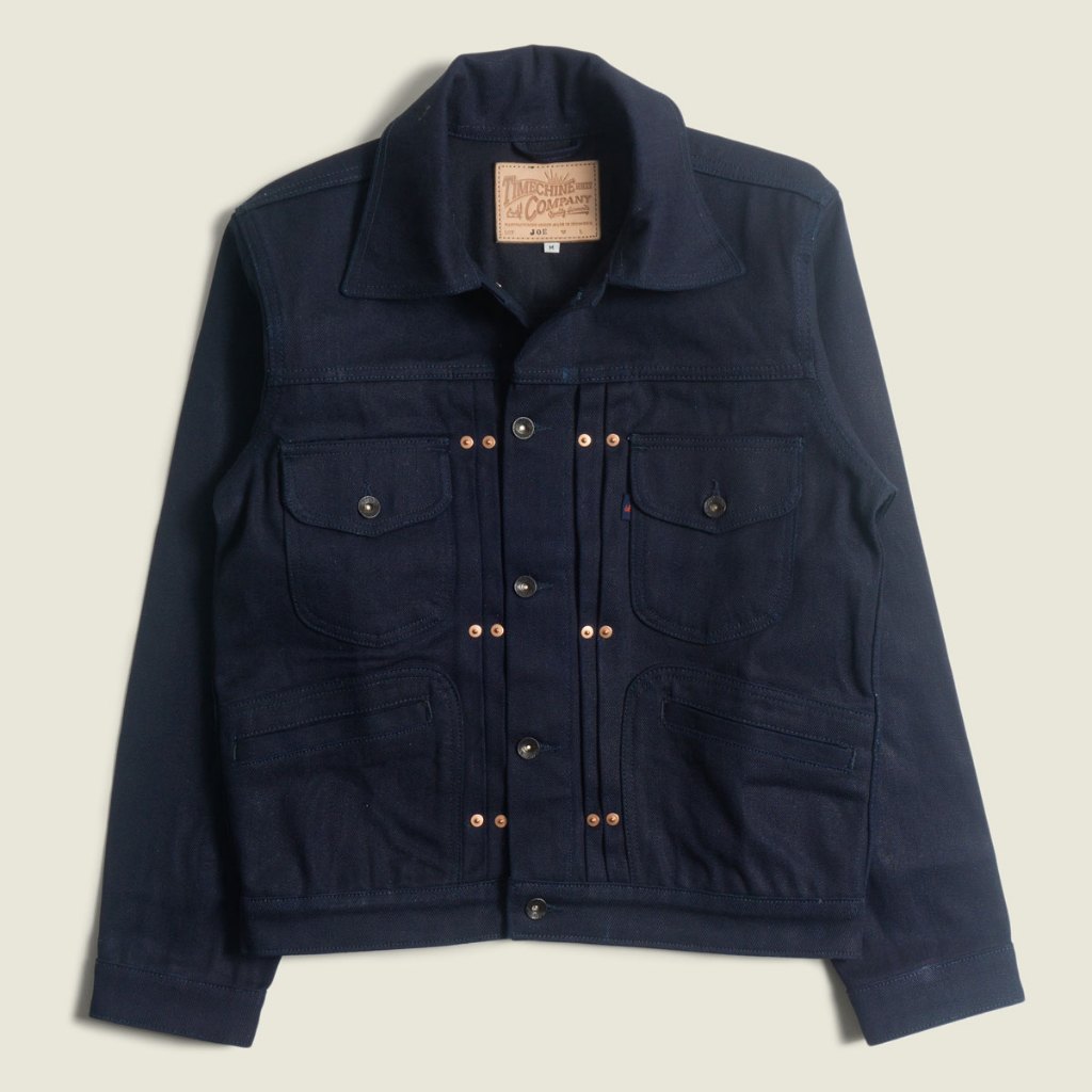 Jual Joe Denim Jacket - 13oz Indigo X Black | Shopee Indonesia