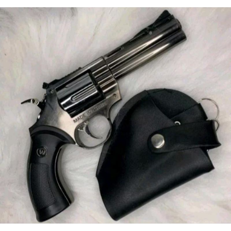 Jual UNIK-Korek Api Pistol Ukuran Besar/Korek Bara Peyton Revolver ...