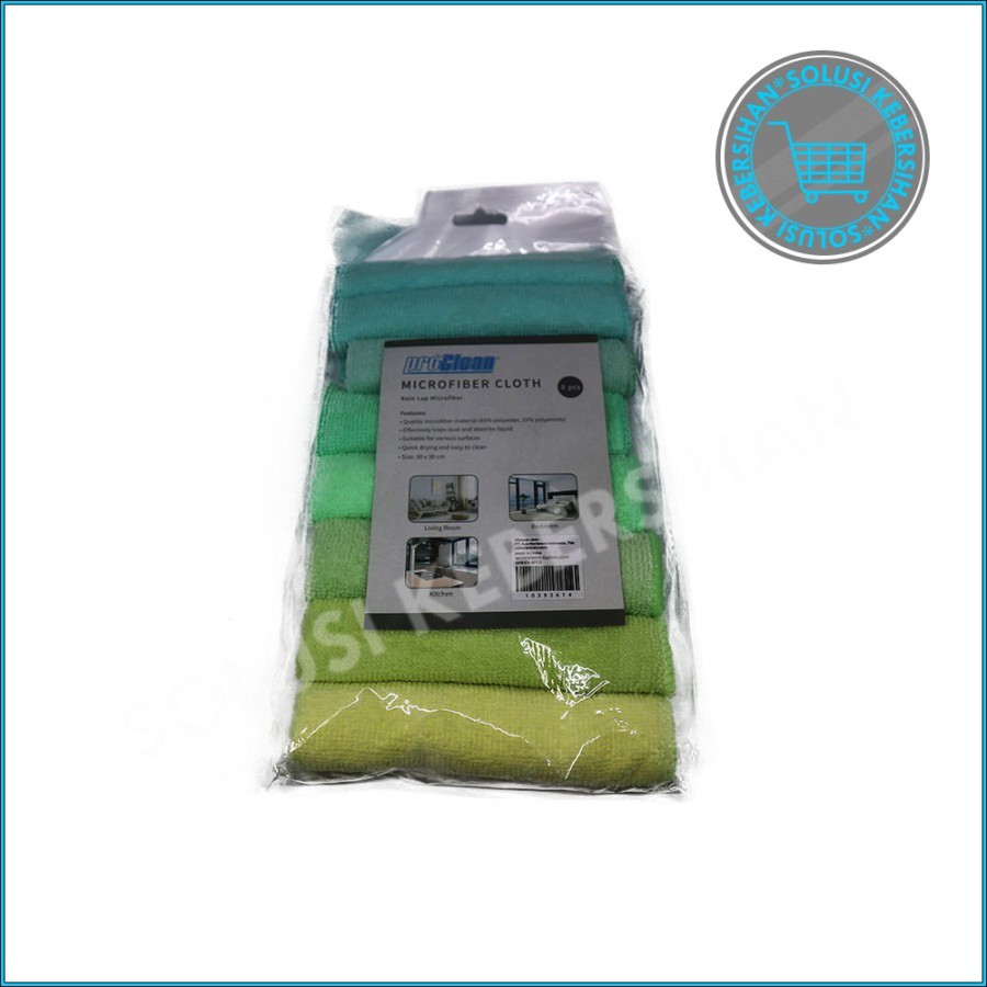 Jual Kain Lap Dapur Microfiber Proclean 1 Set 8 Pcs | Shopee Indonesia