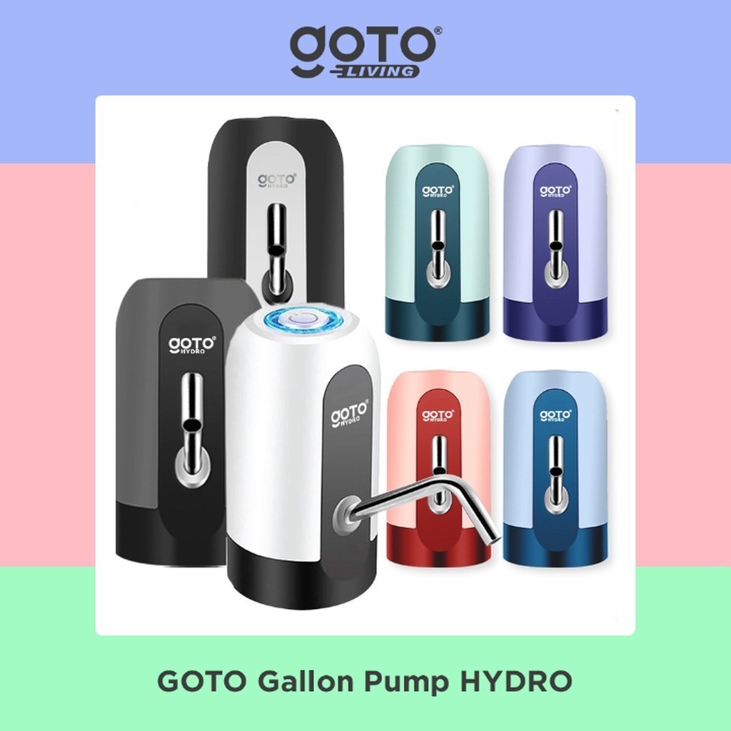 Jual Pompa Galon Elektrik LED GOTO HYDRO Pencetan Air Minum Otomatis ...
