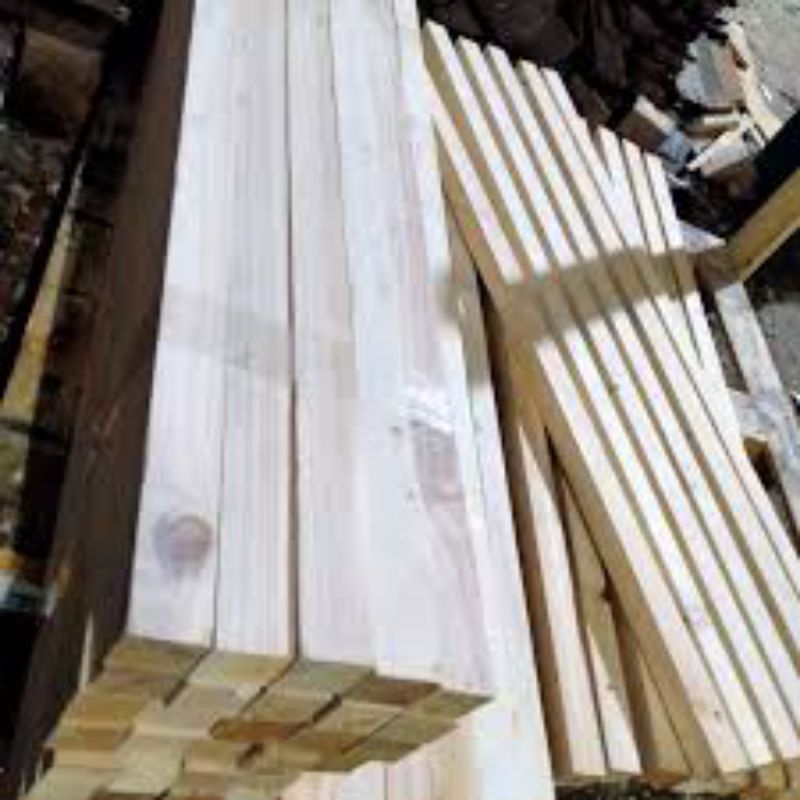 Jual Kayu Reng Ukuran 3x3 Panjang 100 cm Isi 10 Batang Kayu Reng Sudah ...