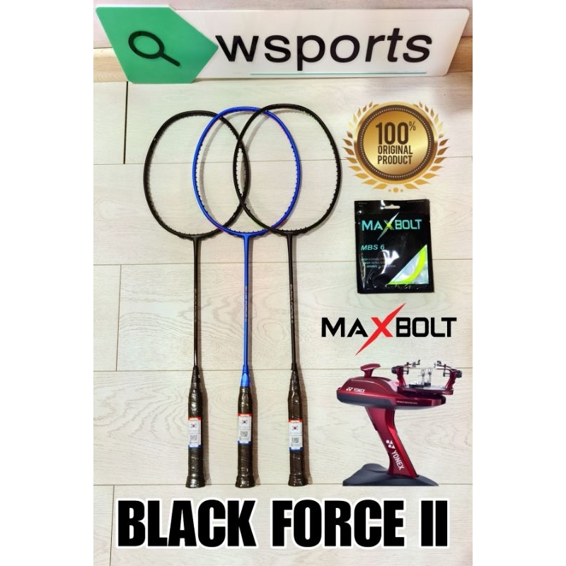Jual Raket Badminton Maxbolt BLACK FORCE 2 II Original | Shopee Indonesia