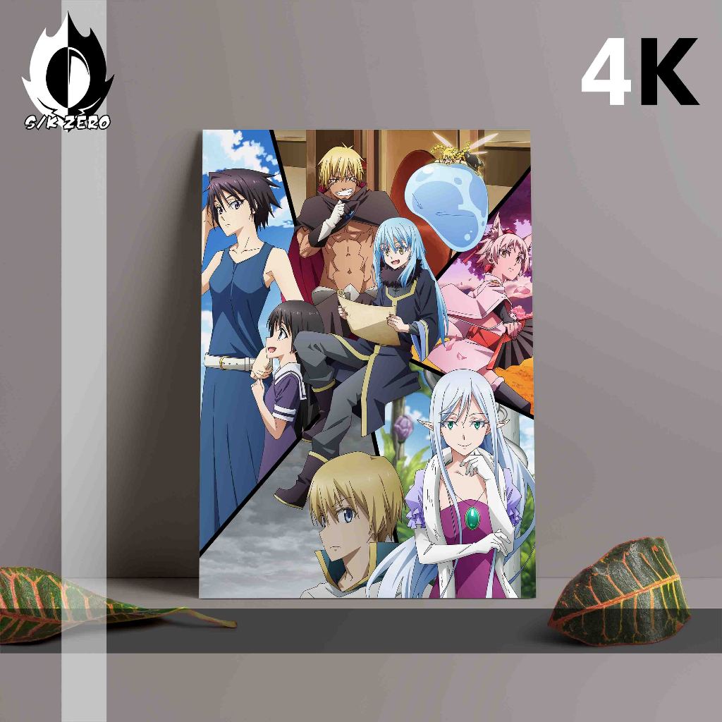 Jual Poster size A3 Anime Paling Lengkap - Tensei Shitara Slime (4K ...