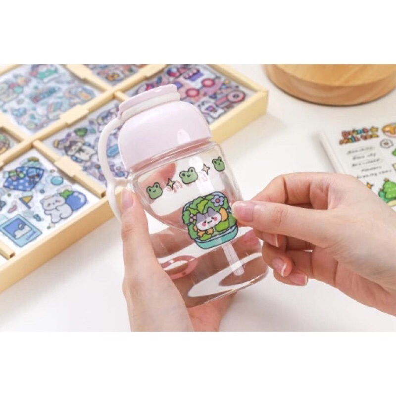 Jual Stiker PVC Transparan 1 lembar | Shopee Indonesia