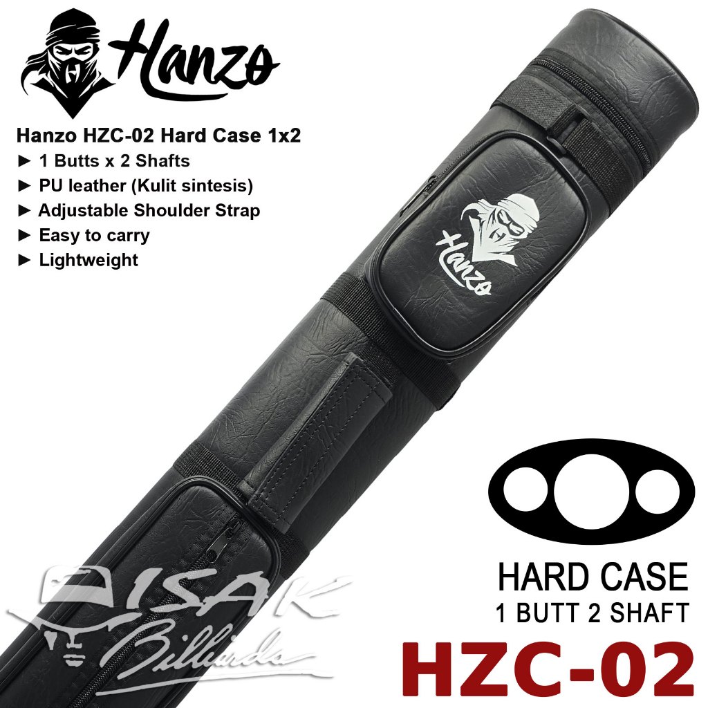 Jual Hanzo 半蔵 HZC-02 1x2 Hard Case - Tas Stick Billiard Cue Biliar 1B2S | Shopee Indonesia