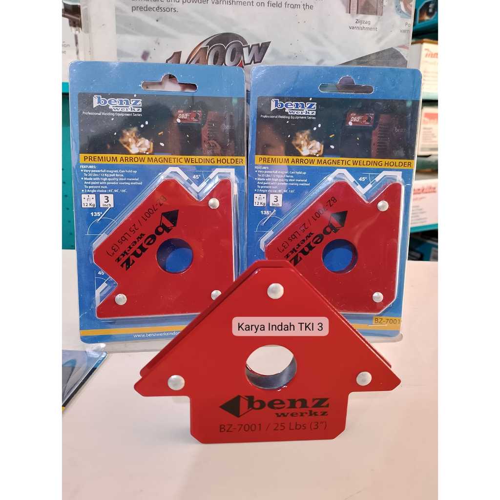 Jual Panah Siku 12Kg BENZ WMH-03 3Inch Magnet 3"Inch Arrow Welding ...