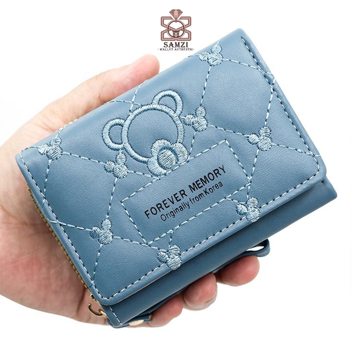 Jual SAMZI | Dompet Wanita Genggam Bordir Boneka Bearela Cantik Lucu ...