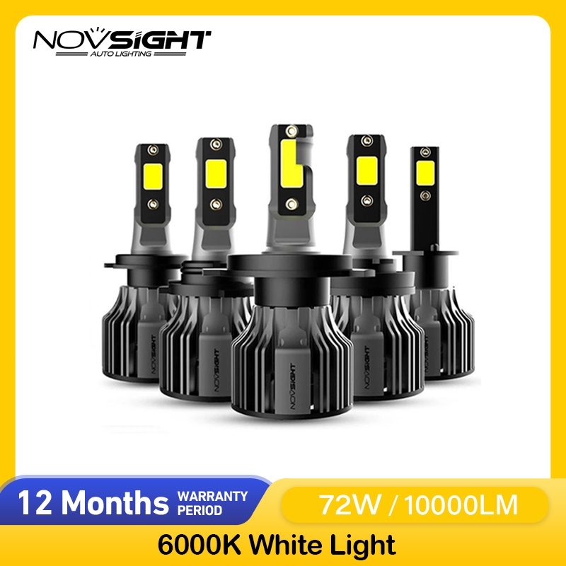 Jual Novsight N39 H4 H11 9005 Car LED Headlight 6000K White Light Car Headlight Bulbs LED Super ...