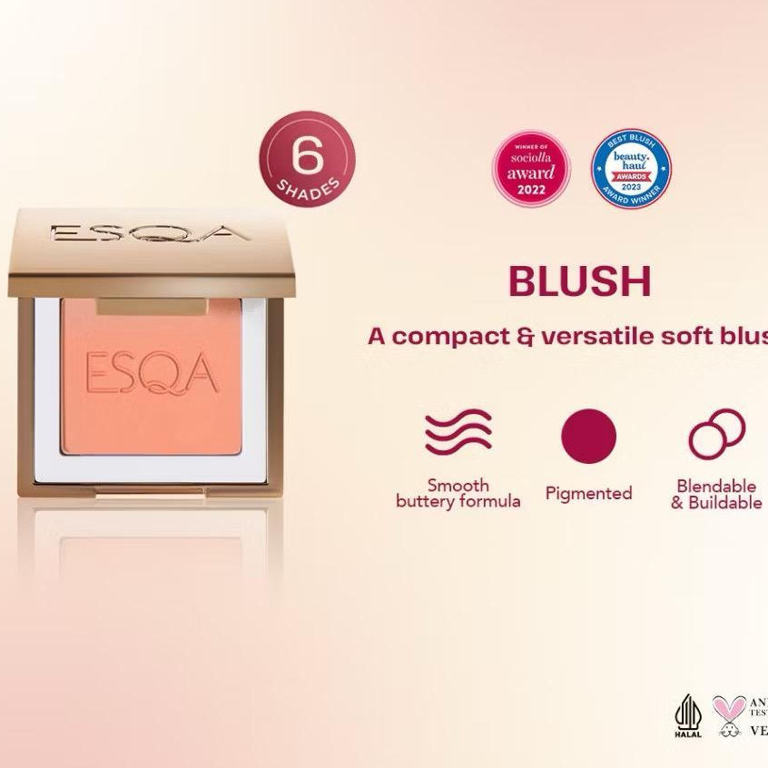 Jual ESQA Blush On - Honolulu/Blush On | Shopee Indonesia