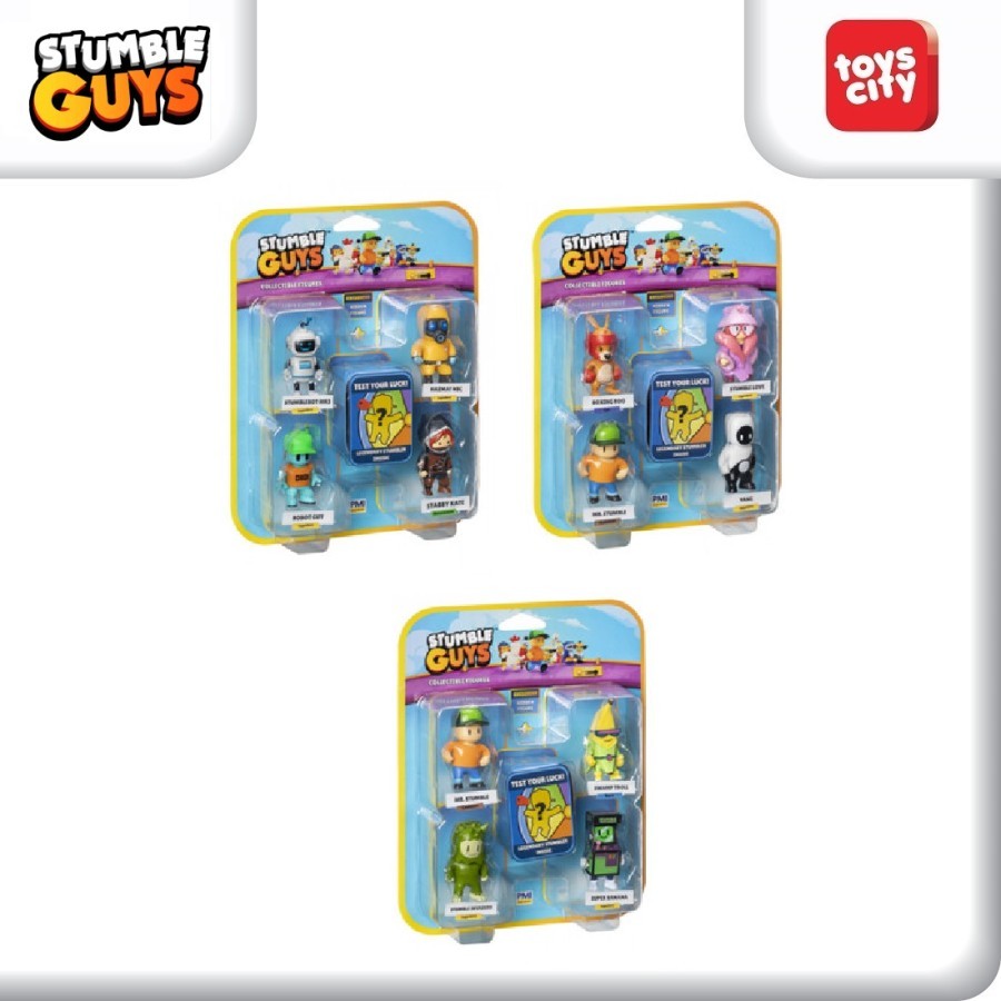 Jual New! Stumble Guys Collectible Figure Stumble Guys Figure 5 Pack ...