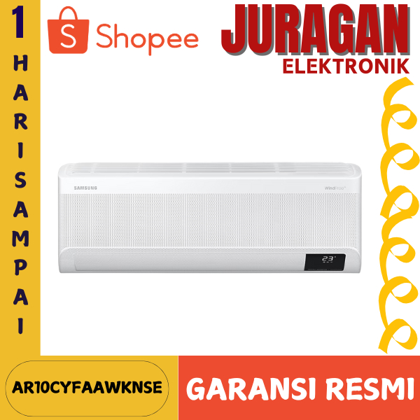 Jual SAMSUNG Ac AR10CYFAAWKNSE Ac WindFree Lite 1 PK Digital Inverter AI Cooling With Smart ...