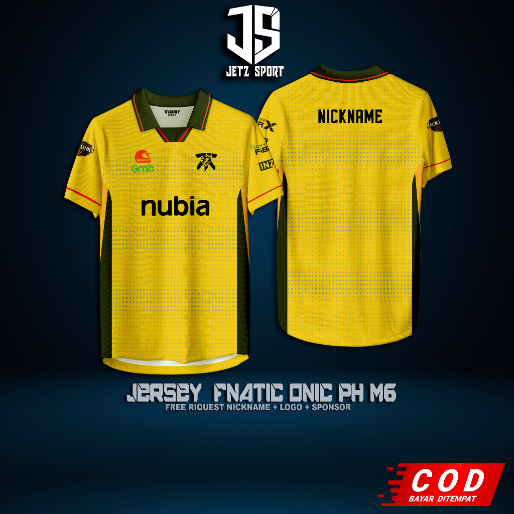 Jual JERSEY FNATIC ONIC PH Special M6 New 2024 ( free custom nickname ...