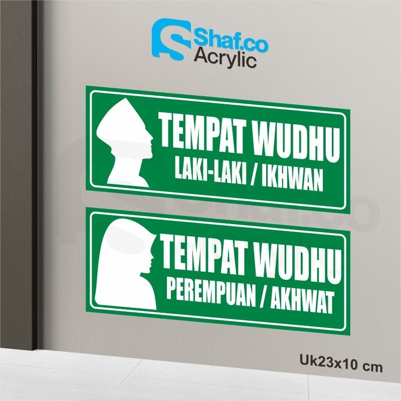 Jual STICKER TEMPAT WUDHU LAKI-LAKI // STIKER TEMPAT WUDHU PEREMPUAN ...