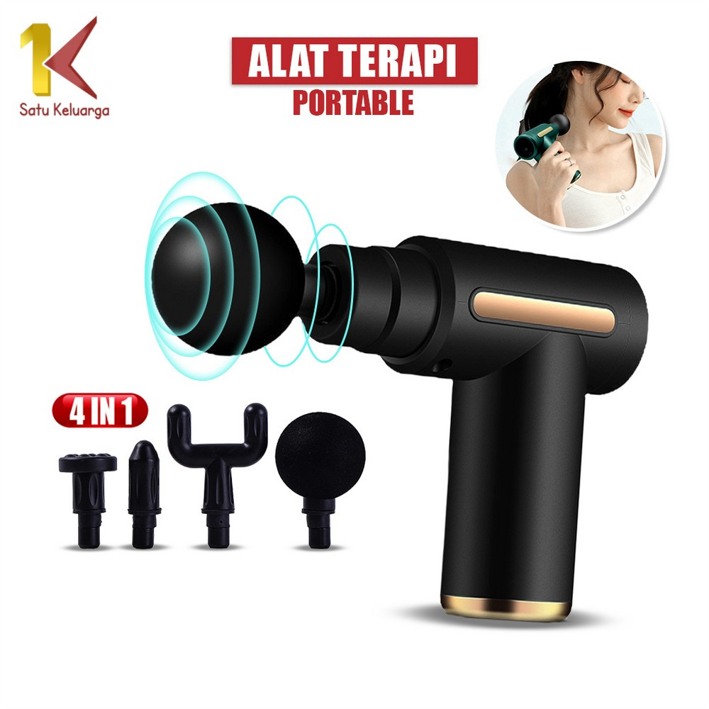 Jual Satu Keluarga Alat Terapi Otot Pijat Massage Gun 4IN1 C1170 Alat ...