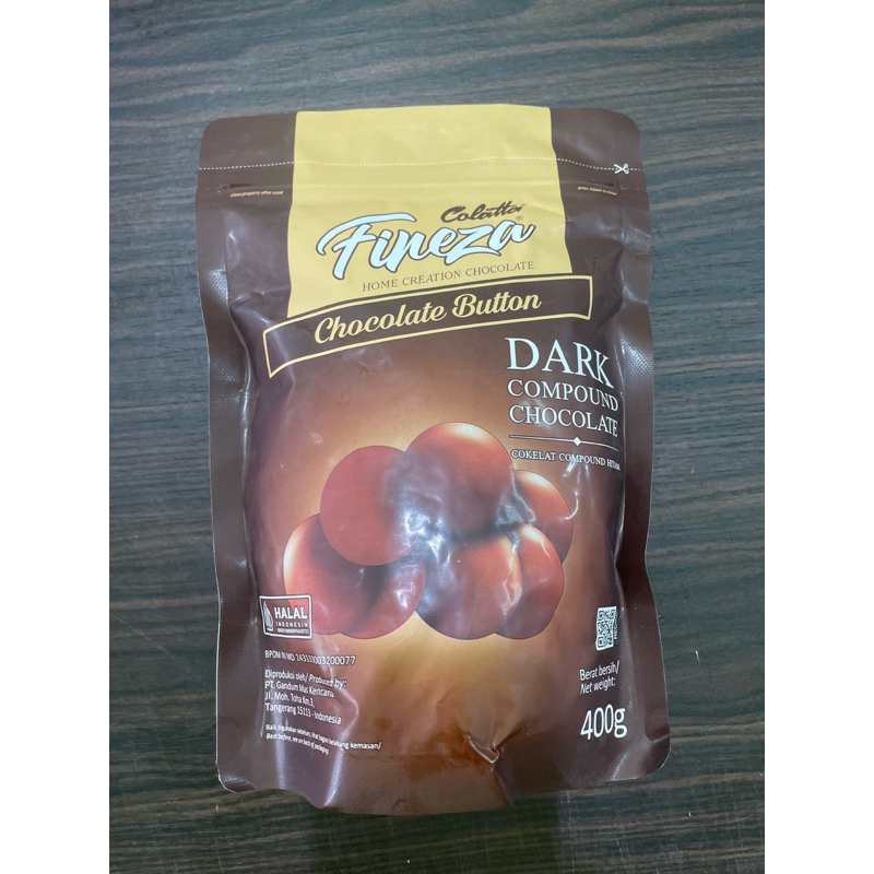 Jual colatta fineza cokelat button | dark compound cokelat kemasan ...