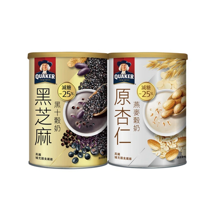 Jual Quaker Multi grain Reduce sugar milk almond black sesame oat susu ...