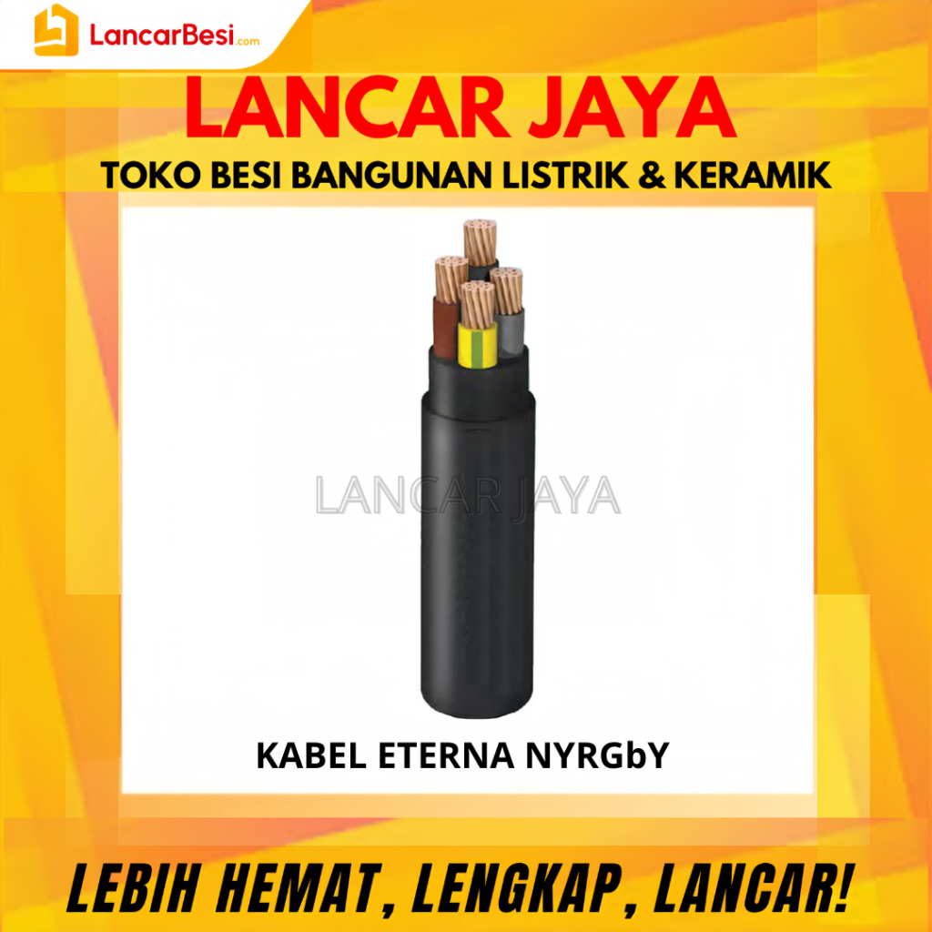Jual Kabel Eterna NYRGbY 1 Meter 4x2.5, 4x4, 4x6 | Shopee Indonesia