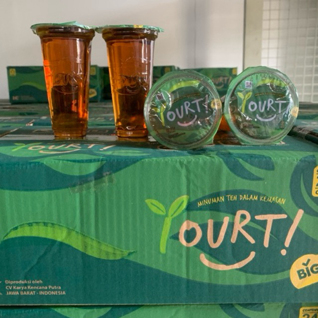 Jual Teh Gelas Rasa Melati Murah Yourti (220 ml) Bandung Semesta ...