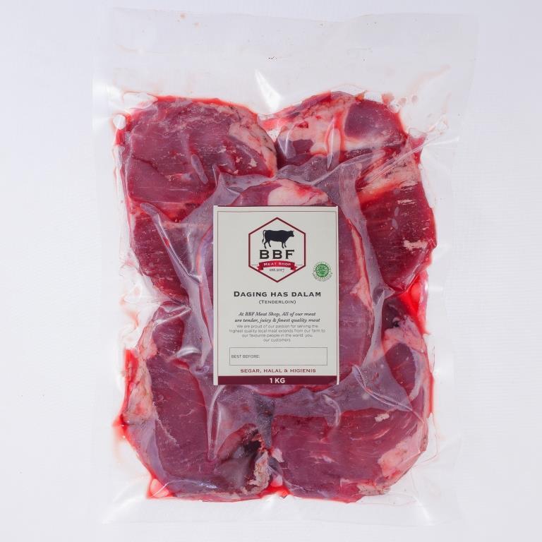 Jual DAGING SAPI TENDERLOIN BBF BEEF STEAK LOKAL HAS DALAM DAGING STEAK ...