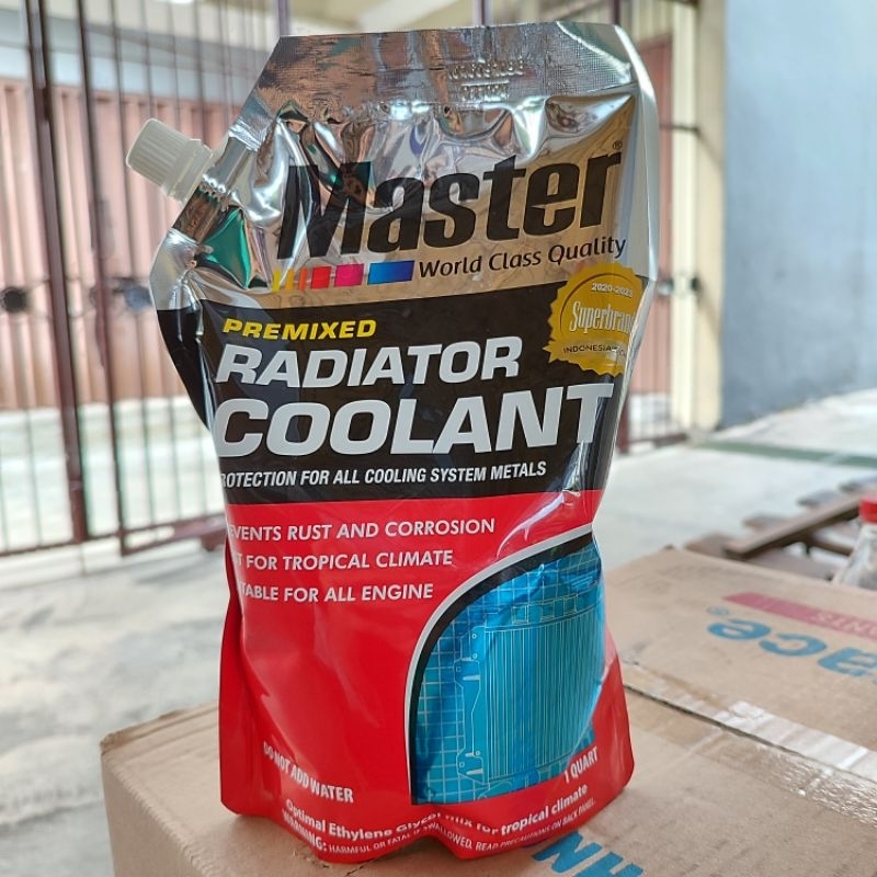 Jual Air Radiator Master Waran Hijau Untuk Semua Jenis mesin Kulitas ...