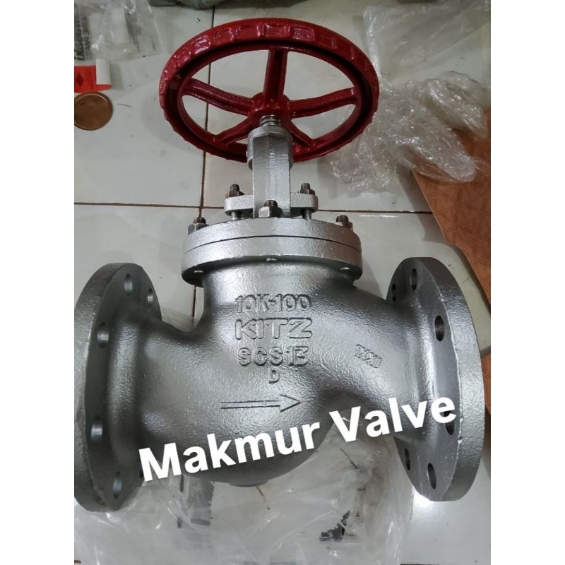 Jual GLOBE VALVE KITZ SS 316/CF8M/SCS14A JIS 10K FLANGE 2½" | Shopee Indonesia