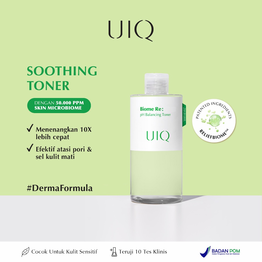Jual UIQ Biome Re: pH Balancing Toner 300ml | Shopee Indonesia