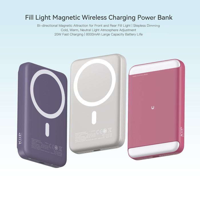 Jual KiiP EW71 / EW-71 Powerbank Dual Magnetic Fill Light Fast Charge ...