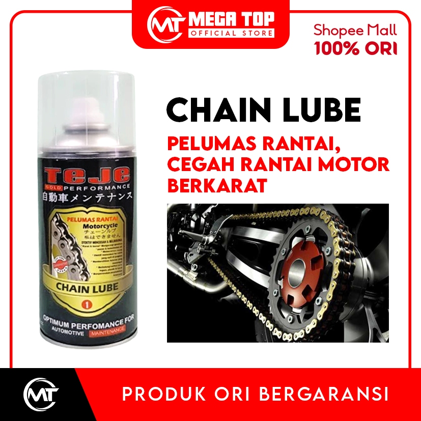 Jual TEJE Chain Lube Pelumas Rantai MotorOli Rantai 300cc | Shopee ...