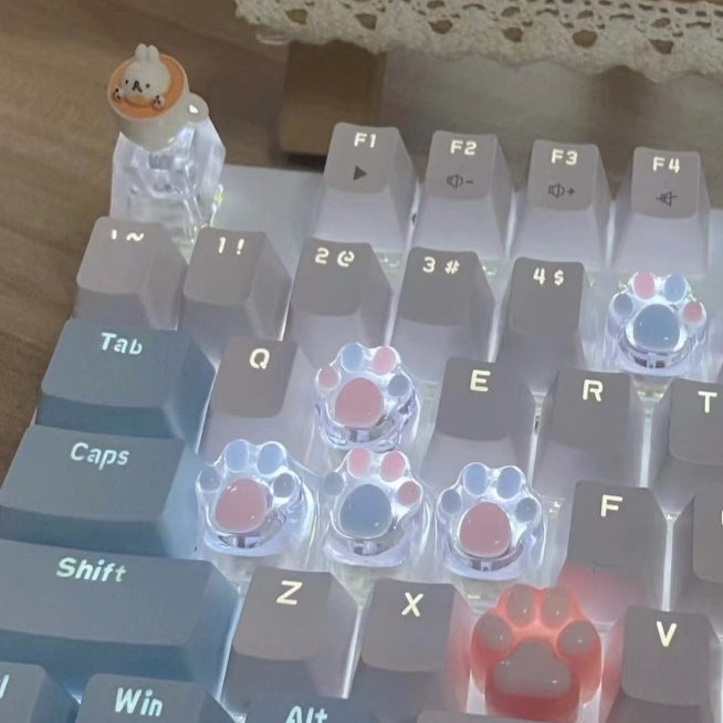 Jual Dreamspace Studio READY STOCK Keycaps Satuan lucu / keycaps paw ...
