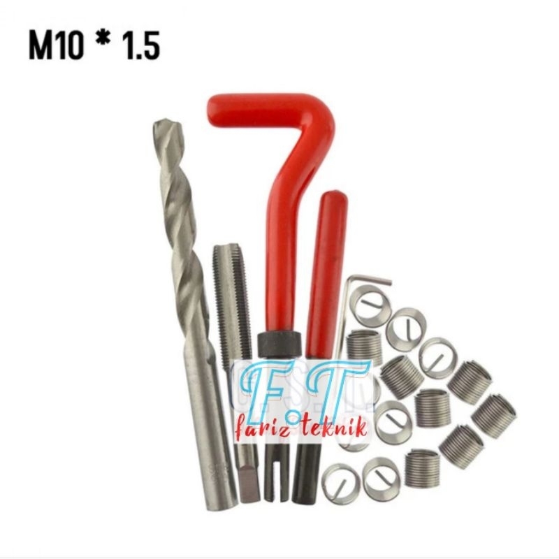 Jual repairt drat baut 14 Kasar. M10×1.5 Recoil Set Tap Bor Alat Recoil ...