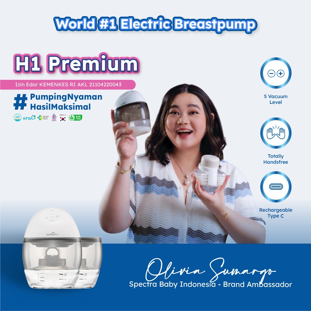 Jual Spectra H1 Premium Electric Breastpump - Pompa Asi Elektrik Single ...