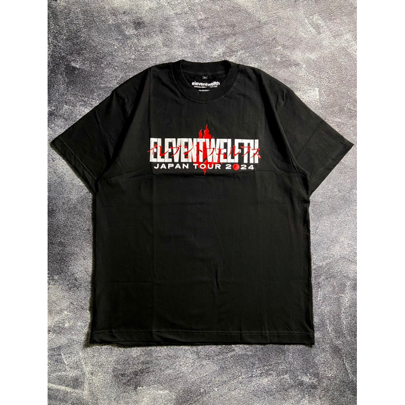 Jual Tshirt Eleventwelfth - Japan Tour 2024 Edition (Black) | Shopee ...