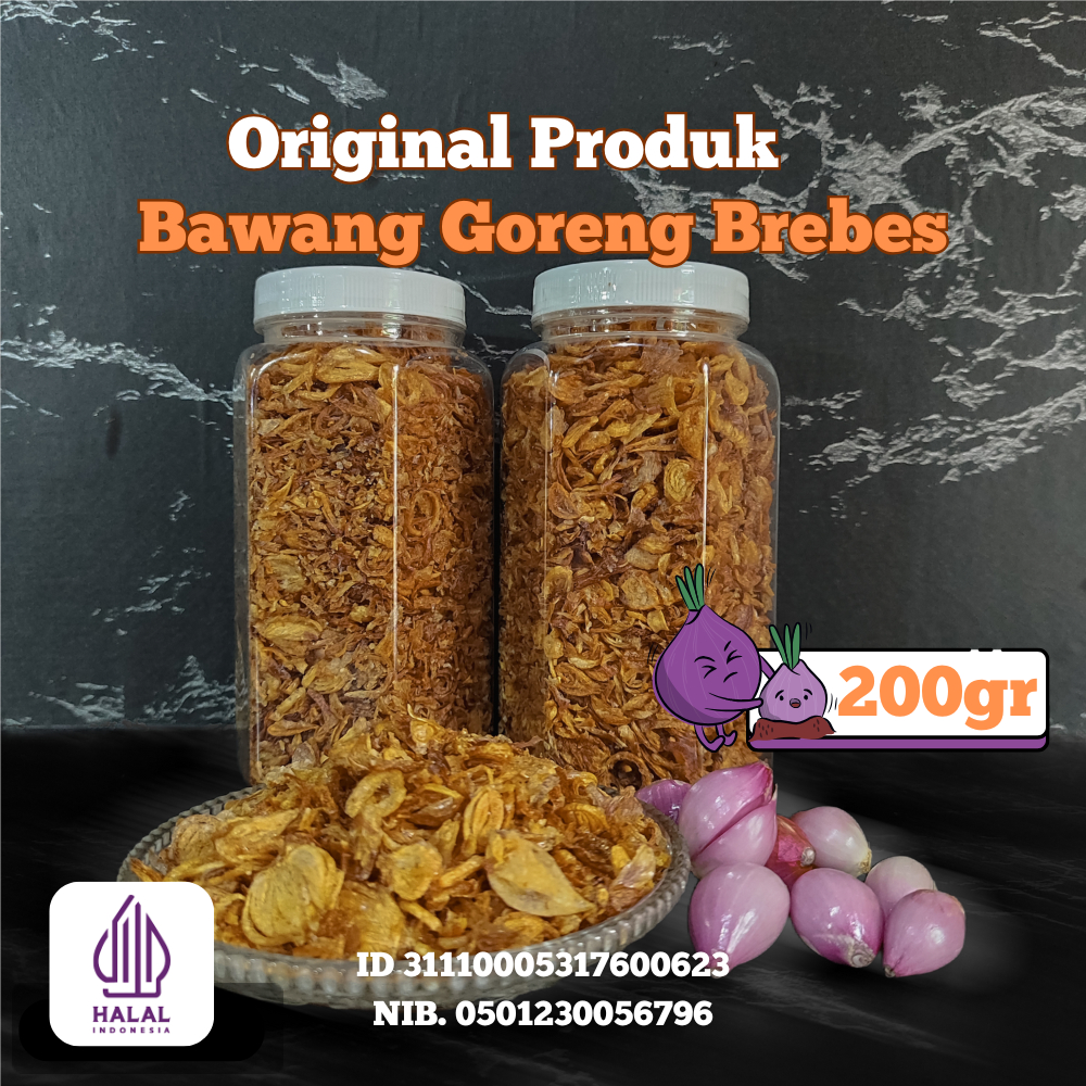 Jual Bawang Goreng Brebes 200gr - Eca Bawang | Shopee Indonesia