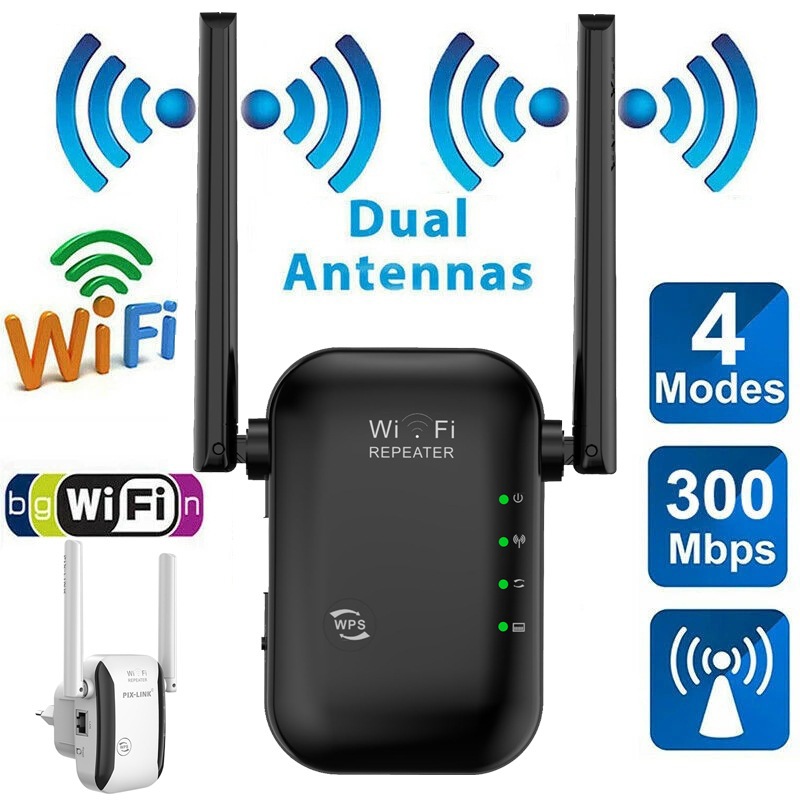 Jual 300M WiFi Repeater Extender Nirkabel WiFi Repeater Network Signal ...