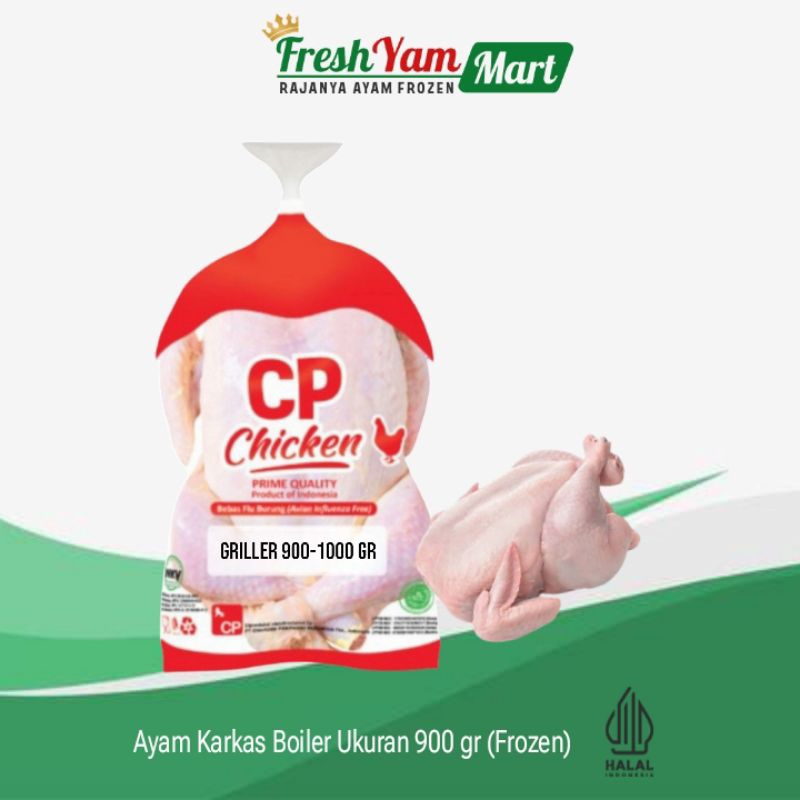 Jual Ayam Karkas Cp Utuh Ukuran 900gr Frozen | Shopee Indonesia
