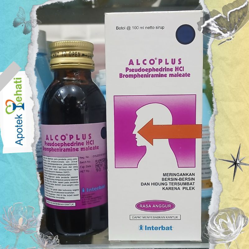 Jual Alco Plus 100 mL Rasa Anggur Meringankan Bersin-Bersin & Hidung ...