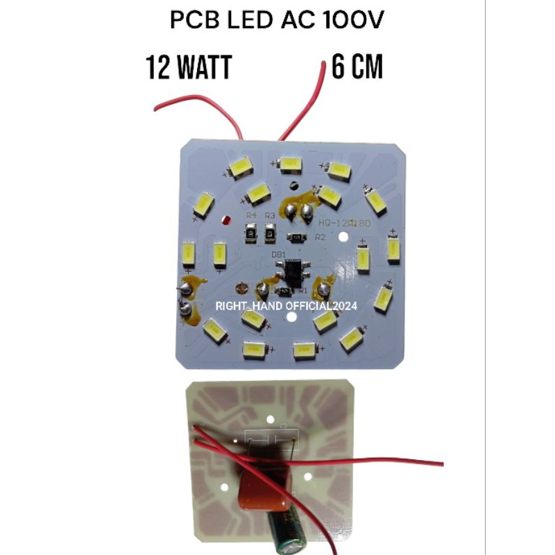 Jual PCB LAMPU LED AC 100V 12 WATT 50 PCS CL(NYALA) | Shopee Indonesia