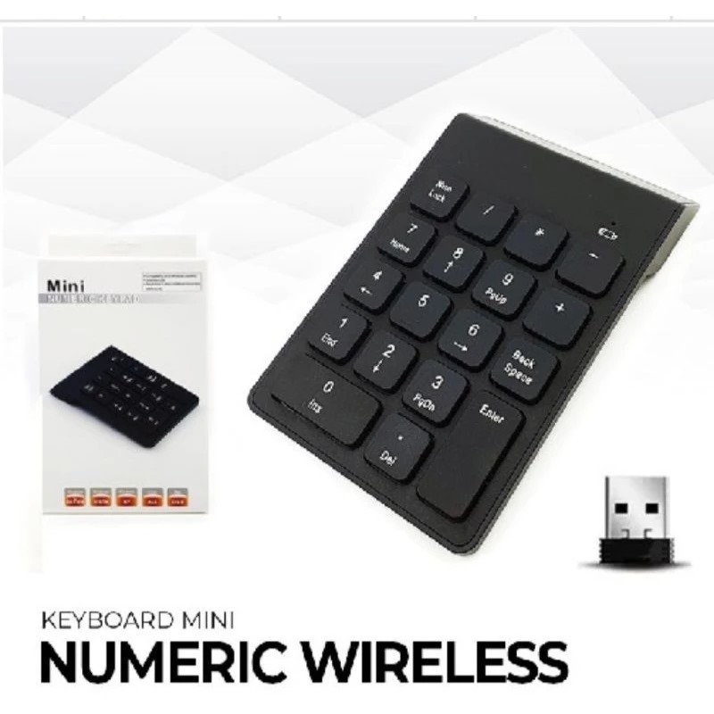 Jual KEYBOARD NUMERIC WIRELESS 2.4ghz/ keyboard numerik / keyboard ...