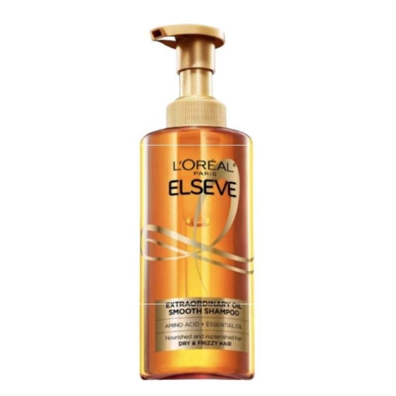 Jual L'oreal Elseve Extraordinary Oil Smooth Shampoo 440ml | Shopee ...