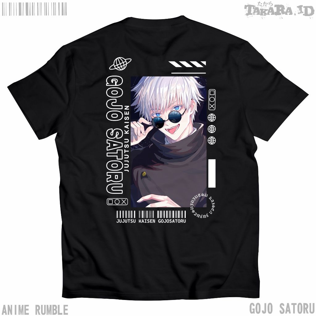Jual BAJU ANIME GOJO SATORU JUJUTSU KAISEN 039JK - T-Shirt Anime - Kaos ...