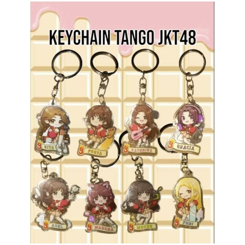 Jual [FREE PC] Keychain Tango jkt48 Ganci akrilik Gantungan kunci ...
