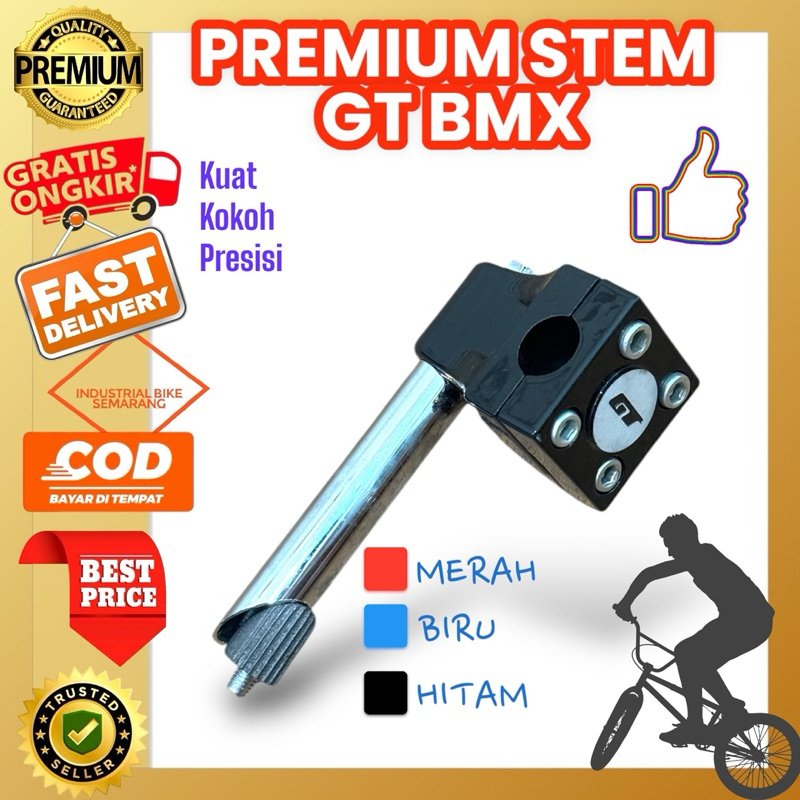 Jual (( STEM BMX GT )) Tiang Stang Stem Sepeda BMX GT Model Hammer ...