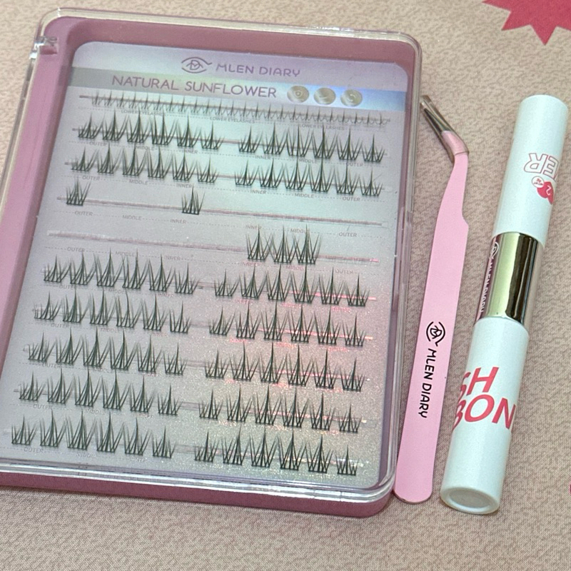 Jual [PL] Mlen Diary Eyelash Max Tools Type Sunflower | Shopee Indonesia