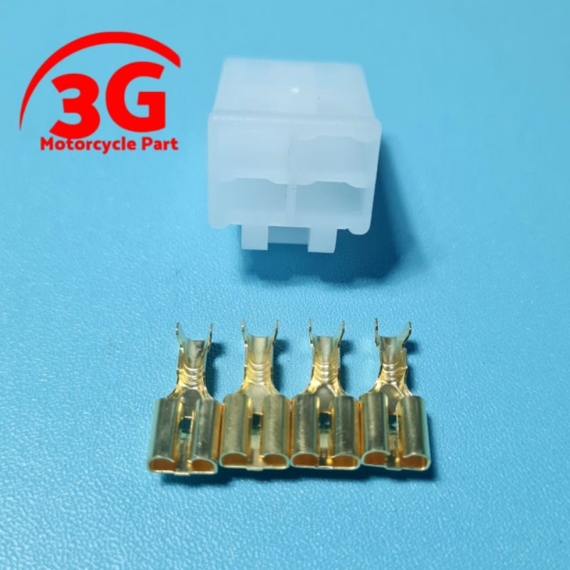 Jual SOKET KIPROK 4 PIN + SKUN FEMALE CEWEK (BAHAN) | Shopee Indonesia