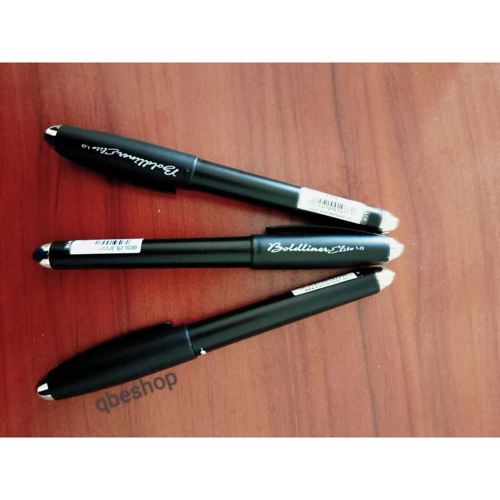Jual PULPEN STANDARD BOLDLINER ELITE 1.0 MM Hitam & Biru /(pcs ...