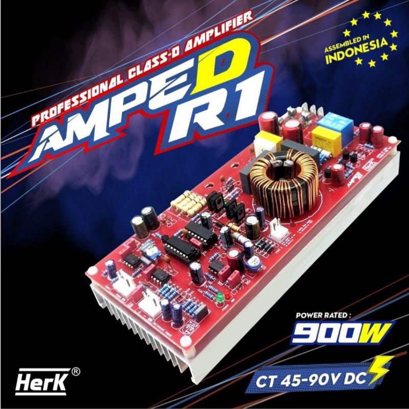 Jual Kit Amplifier AMPED R1 900W PROFESIONAL CLASS D AMPLIFIER | Shopee Indonesia