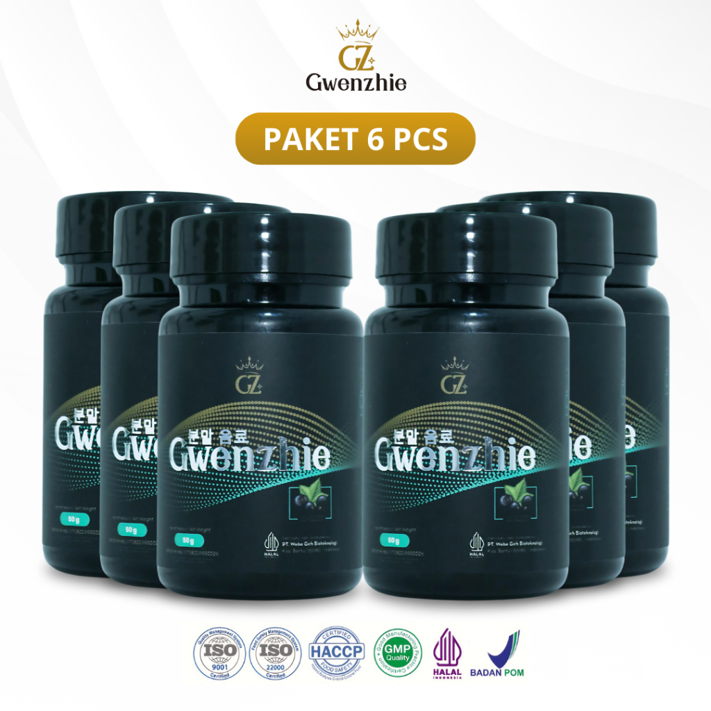 Jual Paket 6 Botol Collagen Drink Gwenzhie Minuman Kolagen Rasa ...