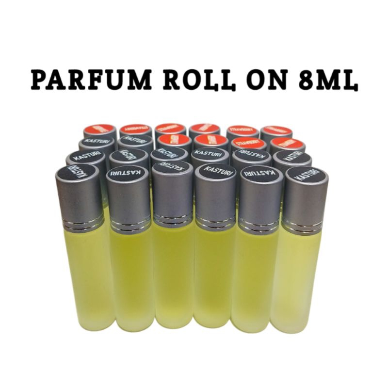 Jual Parfum Roll On 8ml botol doff non alkohol, pilihan aroma paling ...